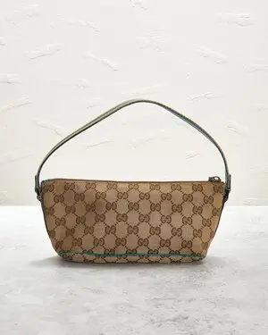 FWRD RENEW Gucci Gg Boat Pochette Shoulder Bag