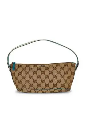 Gucci Gg Boat Pochette Shoulder Bag - Brown