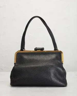 FWRD RENEW Prada Berlino Cerniera Frame Shoulder Bag