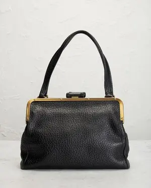 FWRD RENEW Prada Berlino Cerniera Frame Shoulder Bag