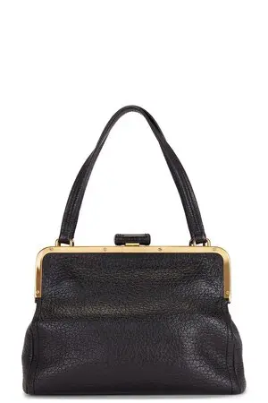 Prada Calfskin Frame Shoulder Bag