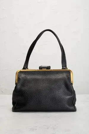 Prada Calfskin Frame Shoulder Bag