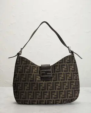 FWRD RENEW Fendi Zucca Shoulder Bag