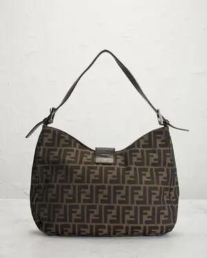 FWRD RENEW Fendi Zucca Shoulder Bag