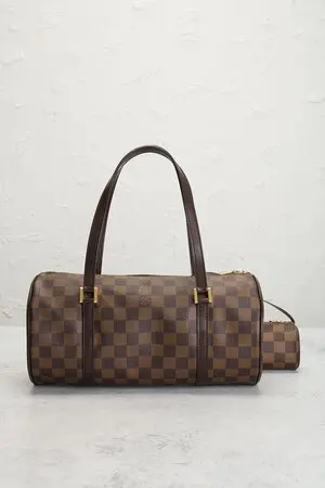 LOUIS VUITTON Damier Ebene Papillon Handbag & Mini Set