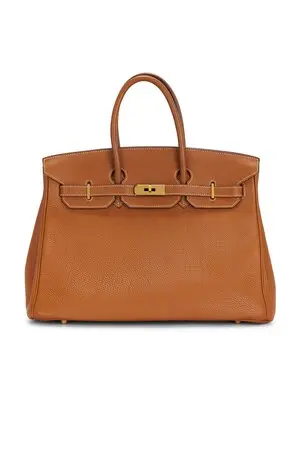 HERMÈS Hermes Togo Birkin 35 Retourne Handbag In Brown