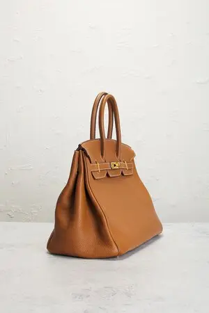 Hermès Togo Birkin 35 Retourne Handbag - Gold