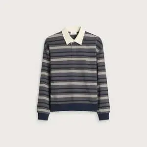 Nn07 David Stripe Rugby Shirt