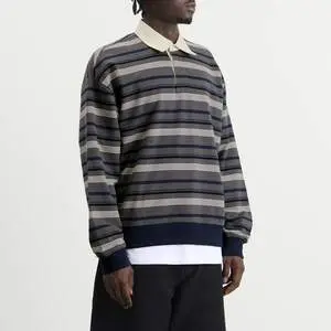 Nn07 David Stripe Rugby Shirt