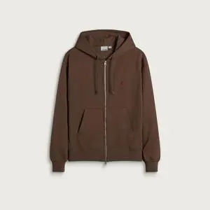 Gramicci One Point Zip Hoodie - Brown