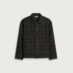 You Must Create Wool Check Pj Overshirt