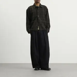 You Must Create Wool Check Pj Overshirt