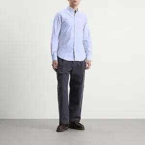 Portuguese Flannel Brushed Button Down Oxford Shirt