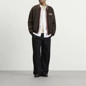 BOUND Retro Disc Knit Zip Polo