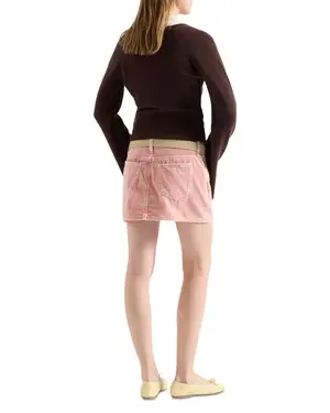 7 For All Mankind Cherry Corduroy Skirt