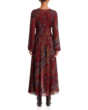 Paige Juna Georgette Maxi Dress