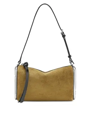 Marc Jacobs Scene Small Suede Shoulder Bag - Hazelnut
