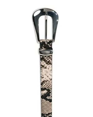 DEHANCHE Colette Embossed Leather Belt