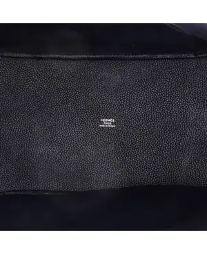 Hermès Pursangle Tote Canvas With Leather
