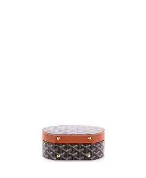 Goyard Alto Hatbox Bag Coated Canvas