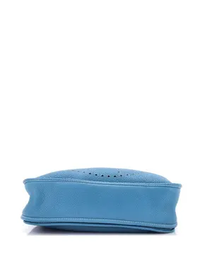 Hermès Gm Evelyne Bag Gen Iii Clemence - Blue
