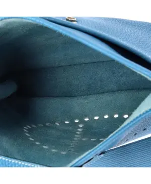 Hermès Gm Evelyne Bag Gen Iii Clemence - Blue