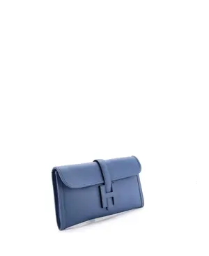 Hermès 29 Jige Elan Clutch Swift - Blue