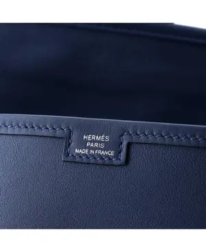 Hermès 29 Jige Elan Clutch Swift - Blue