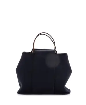 Hermès 32 Cabag Handbag Toile And Leather - Black