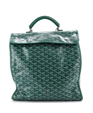 Goyard Saint Leger Briefcase Backpack Coated Canvas