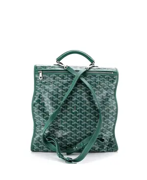 Goyard Saint Leger Briefcase Backpack Coated Canvas