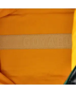 Goyard Saint Leger Briefcase Backpack Coated Canvas