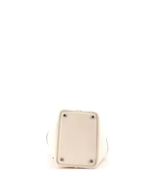 Hermès Pm Cargo Picotin Lock Bag Canvas And Swift