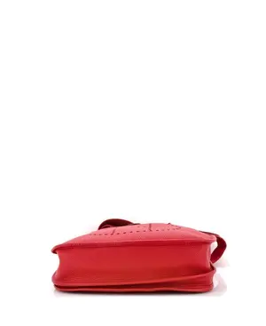 Hermès Pm Evelyne Bag Gen Iii Clemence - Red