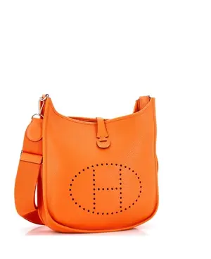 Hermès Pm Evelyne Bag Gen Iii Clemence - Orange