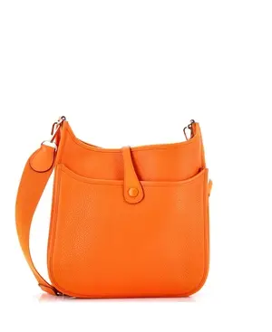 Hermès Pm Evelyne Bag Gen Iii Clemence - Orange