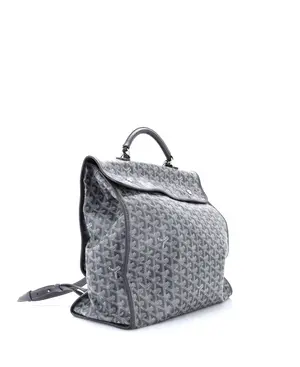 Goyard Saint Leger Briefcase Backpack Coated Canvas