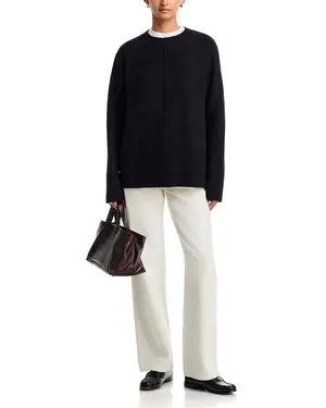 Aqua Ariadne Center Seam Raglan Sleeve Sweater Exclusive