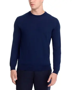 SLOWEAR Flex Wool Blend Crewneck Sweater - Medium Blue