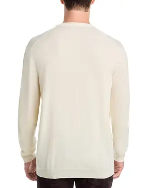 SLOWEAR Flex Wool Blend Crewneck Sweater - Open White