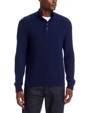 Bloomingdale'S Heavyweight Wool Blend Sweater Exclusive - Navy