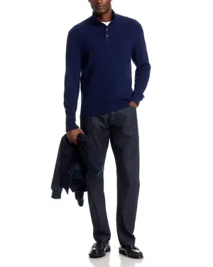 Bloomingdale'S Heavyweight Wool Blend Sweater Exclusive - Navy