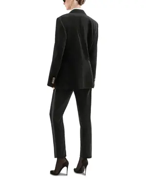 Dolce & Gabbana Velvet Tailored Tuxedo Pants