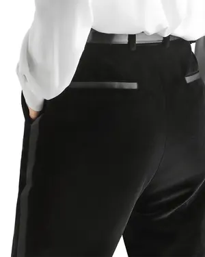 Dolce & Gabbana Velvet Tailored Tuxedo Pants