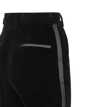 Dolce & Gabbana Velvet Tailored Tuxedo Pants
