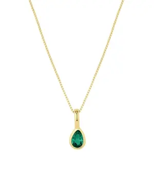 SET & STONES Teardrop Birthstone Necklace May