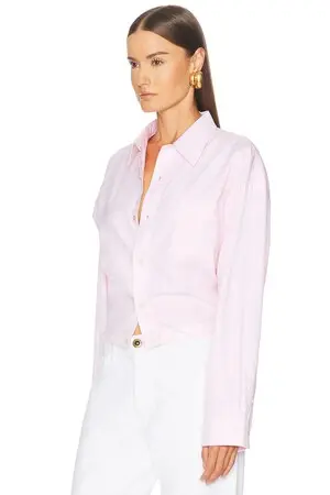 R13 Split Hem Boyfriend Shirt