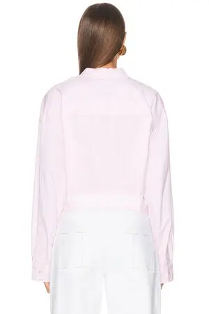 R13 Split Hem Boyfriend Shirt