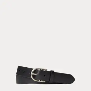 Ralph Lauren Leather Dress Belt - Black
