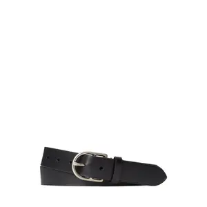 Ralph Lauren Leather Dress Belt - Black